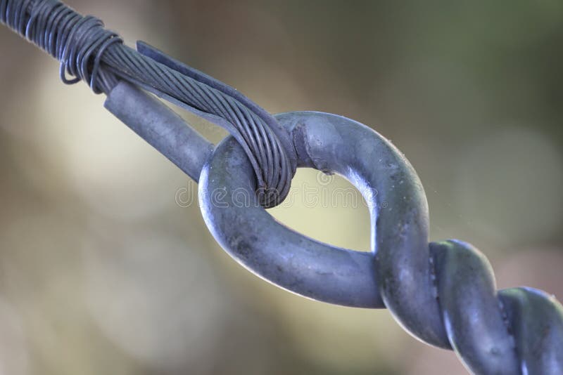 Secured stock image. Image of locked, rope, wire, anchorage - 33187021