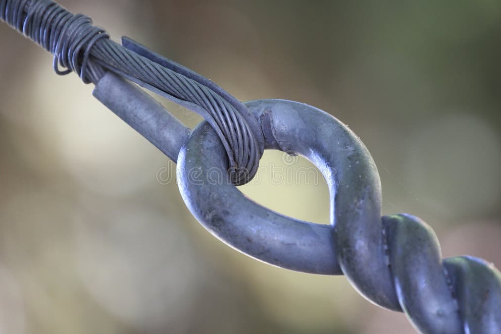 Secured stock image. Image of locked, rope, wire, anchorage - 33187021