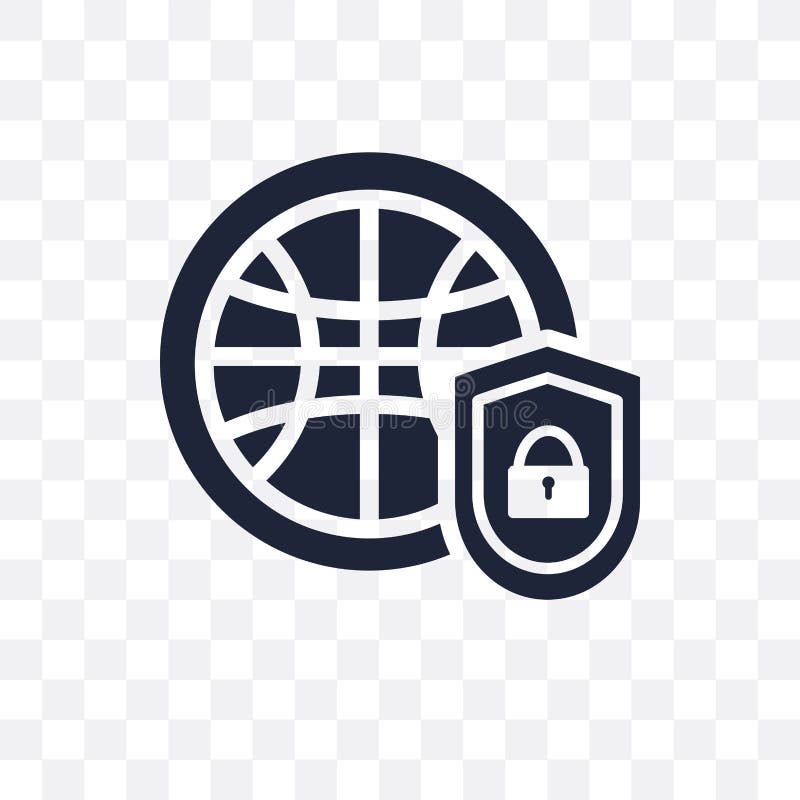 Secured Network Transparent Icon. Secured Network Symbol Design Stock ...
