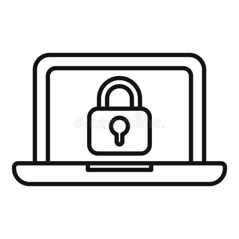 Laptop Icon Outline Stock Illustrations – 113,528 Laptop Icon Outline ...