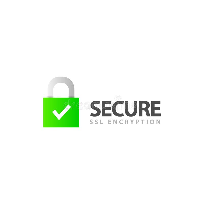 Ssl Secured Logo Stock Illustrations – 185 Ssl Secured Logo Stock ...