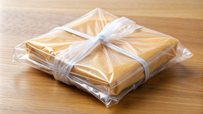 Securely Sealed Package Ready for Shipping Clear Plastic Bag Protects ...