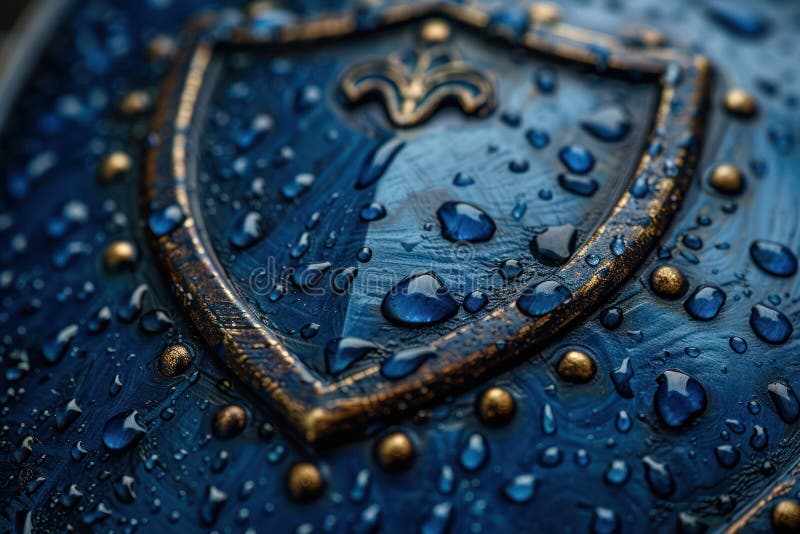 Securely Shielded: Blue Protection and Security Concept Stock ...