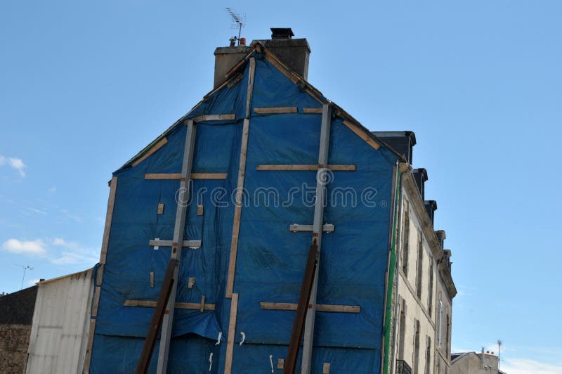 Securing a Home during Construction Work Stock Photo - Image of secure ...