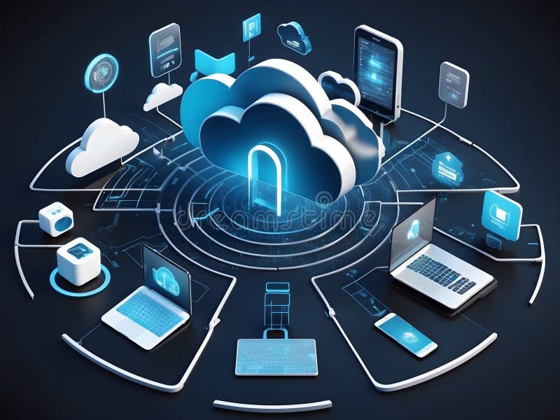 Securing the Personal Data Information in Remote Spaces Stock ...