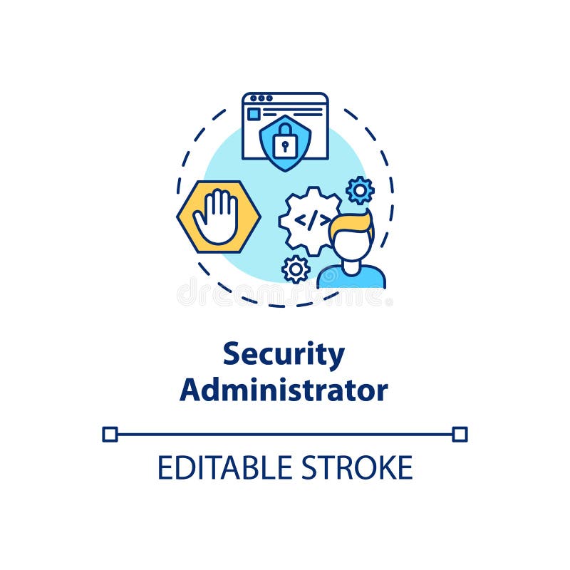 Administrator Line Art Stock Illustrations – 383 Administrator Line Art ...