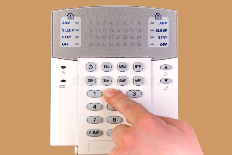 Security alarm system stock image. Image of button, alarm - 19232143