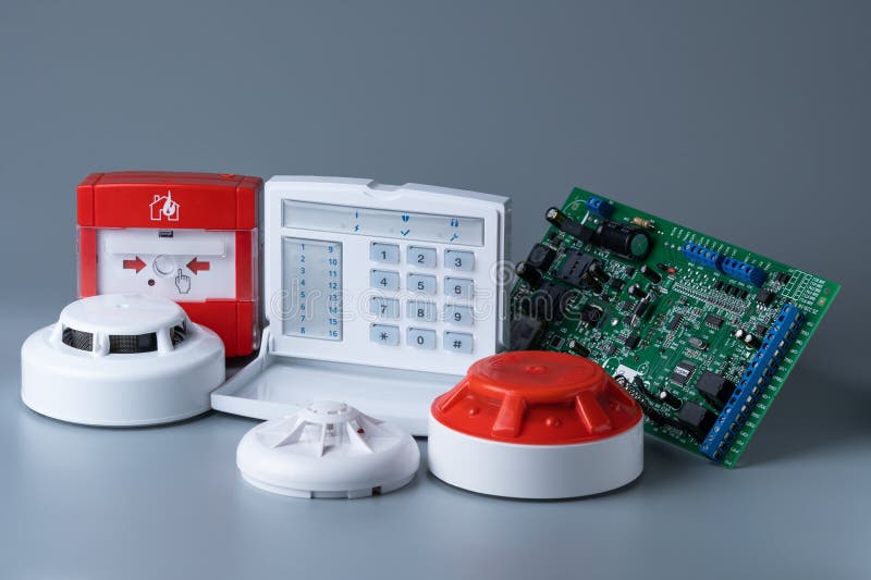 Security Alarm Systems. Industrial or House Alarm. Stock Image - Image ...
