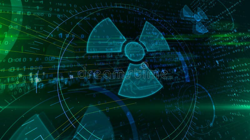 Security Alert Hologram Illustration Stock Illustration - Illustration ...