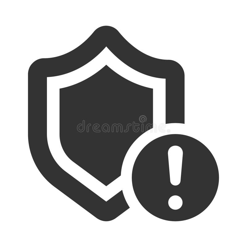 Security alert icon stock vector. Illustration of alert - 274945051