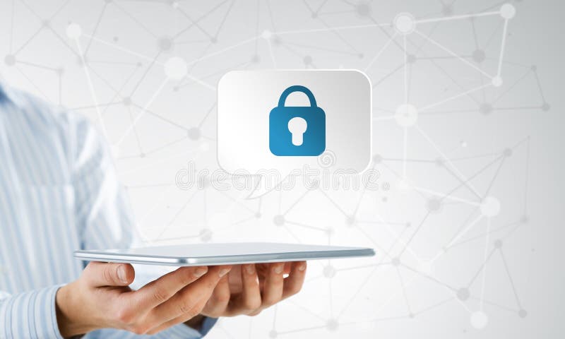 Security application icon stock image. Image of business - 81219649