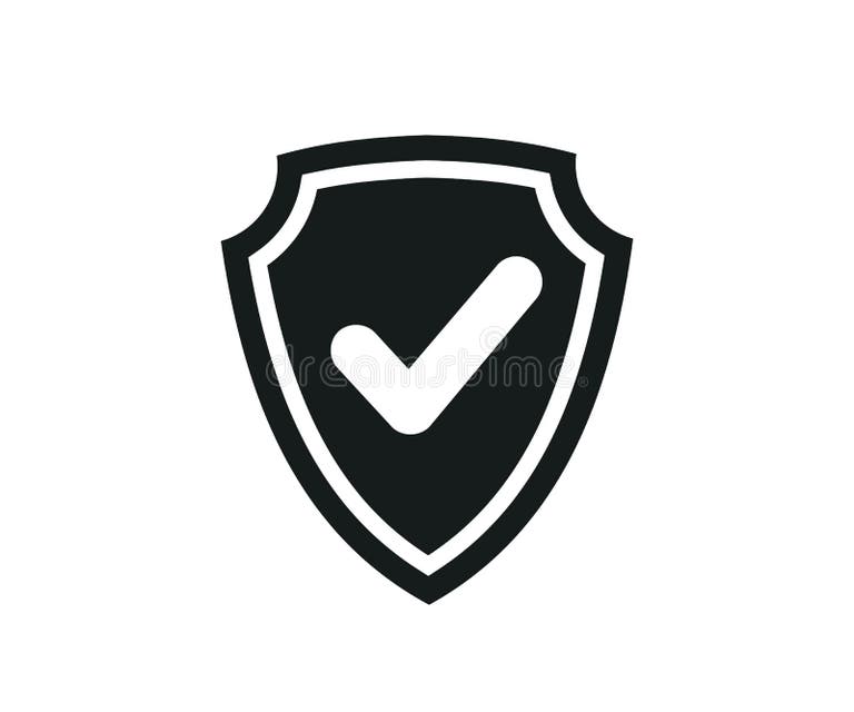 Security Approval Check Icon. Digital Protection and Security Data ...