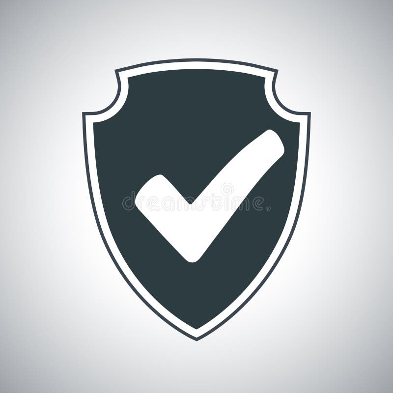 Security Approval Check Icon - for Stock Stock Illustration ...
