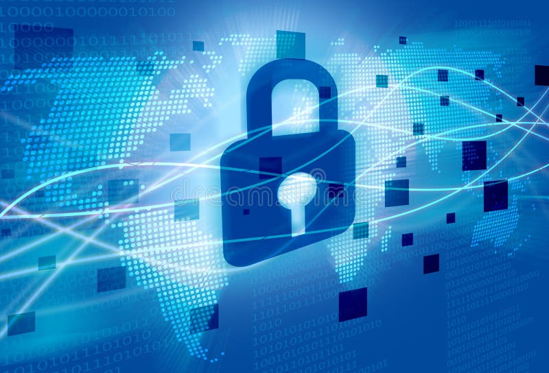 Security Background stock illustration. Illustration of electronic ...
