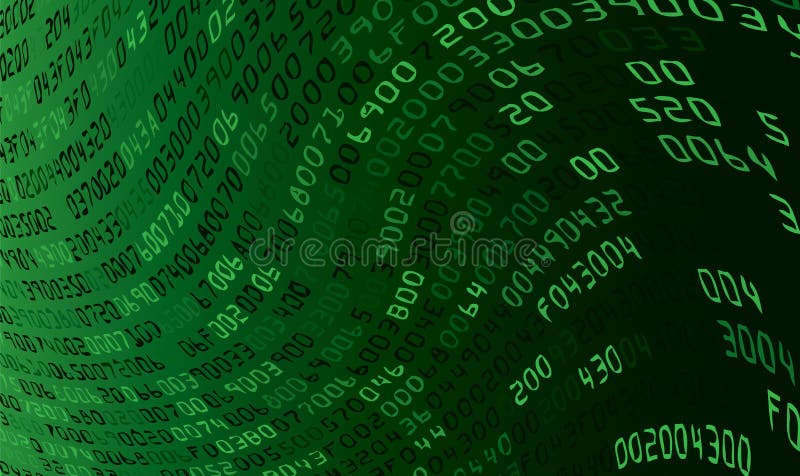 Green Security Background with HEX-code Stock Vector - Illustration of ...