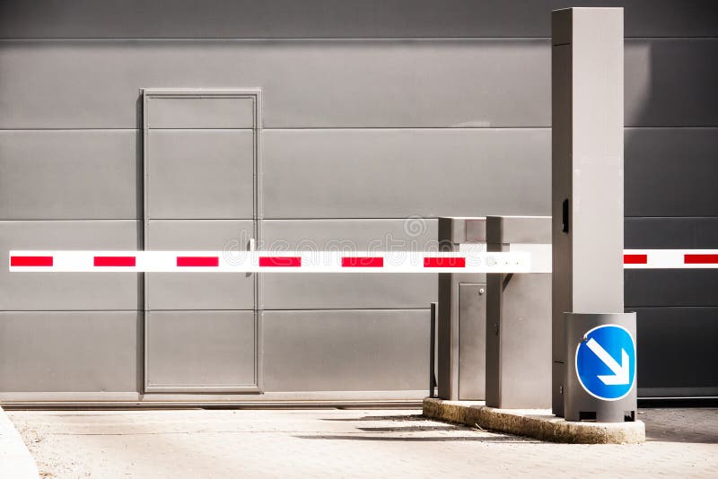 Security barrier stock image. Image of horizontal, accessibility - 29412955