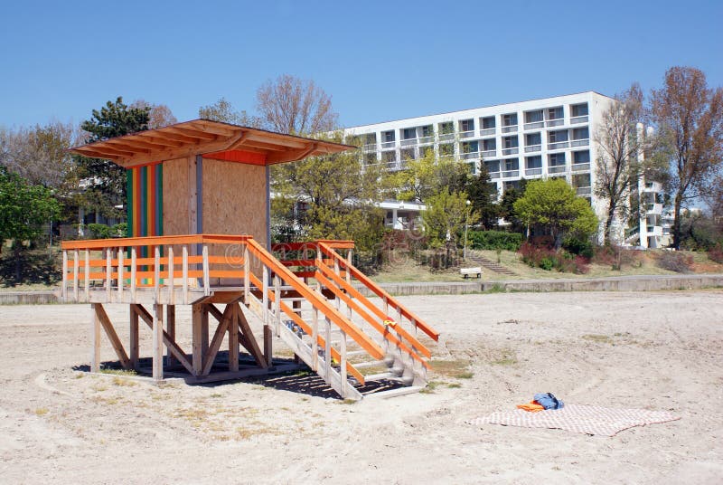 Security on beach stock photo. Image of swim, tourists - 14154608