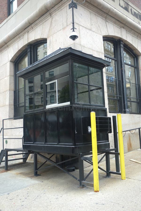 Security Booth stock photo. Image of private, security - 46087962