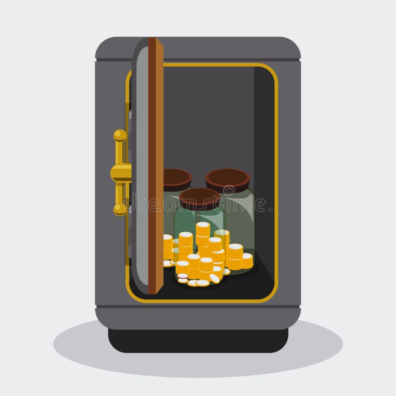 Security box design stock vector. Illustration of glass - 46186455