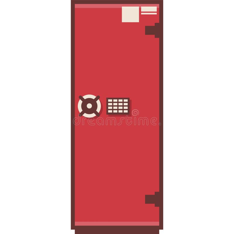 Security Box for Document Safety Storage Icon Stock Vector ...