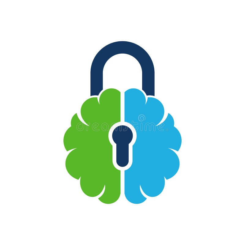 Security Brain Logo Icon Design Stock Vector - Illustration of icon ...