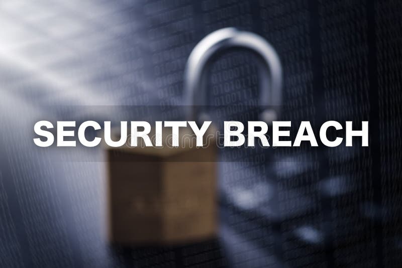Security breach stock illustration. Illustration of hacking - 148194681