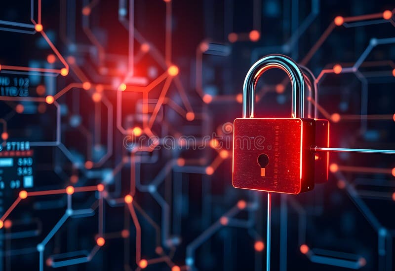 Security Breach Concept.Data Protection Cyber Security Privacy Internet ...