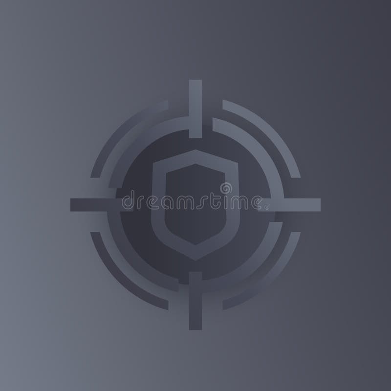 Security Breach, Data Protection Icon Stock Vector - Illustration of ...