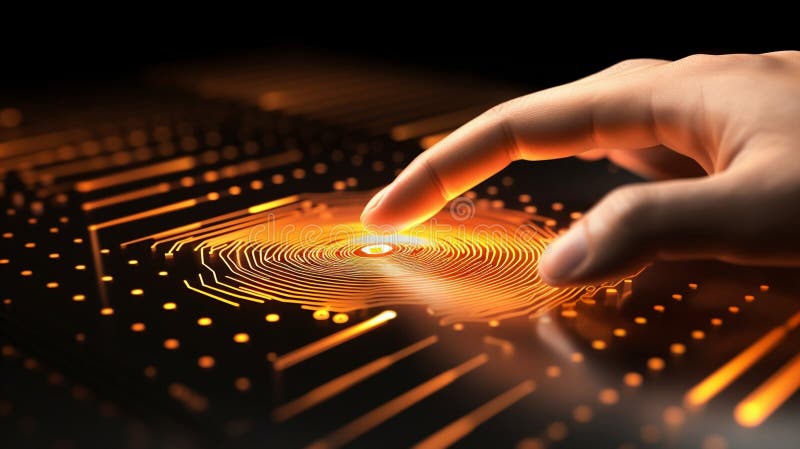 Security Business Finger Code Tech Modern Communication Computer ...