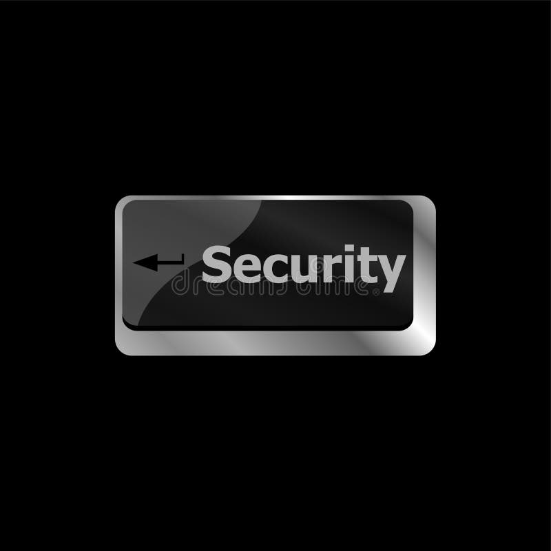 Business Security Stickers Label Tag Set Isolated on White Stock ...