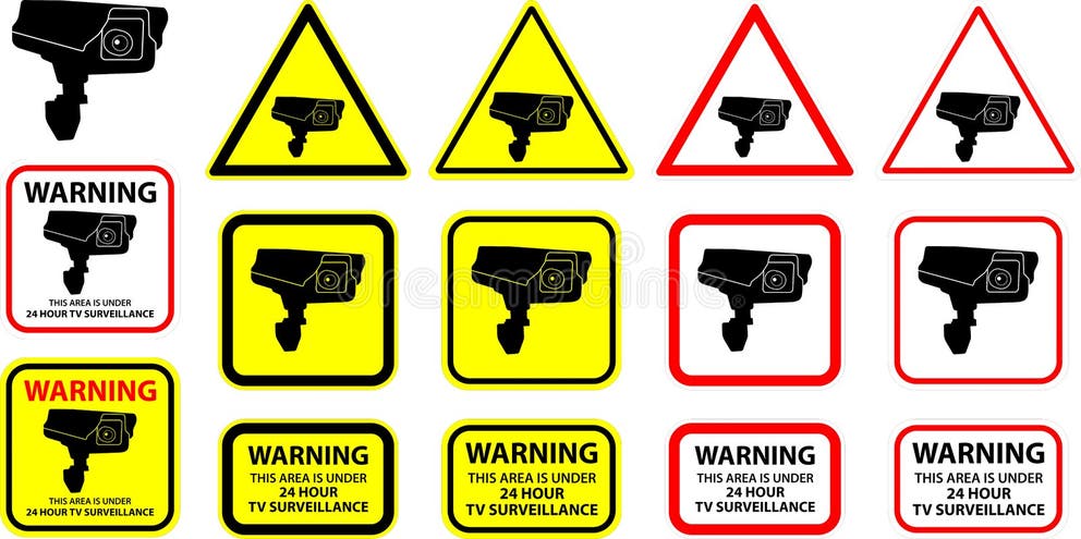 Warning Camera Stock Illustrations – 17,063 Warning Camera Stock ...