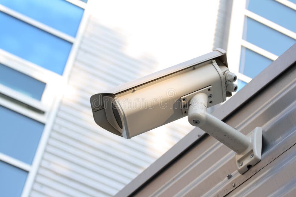 Security camera stock image. Image of modern, enforcement - 6428005
