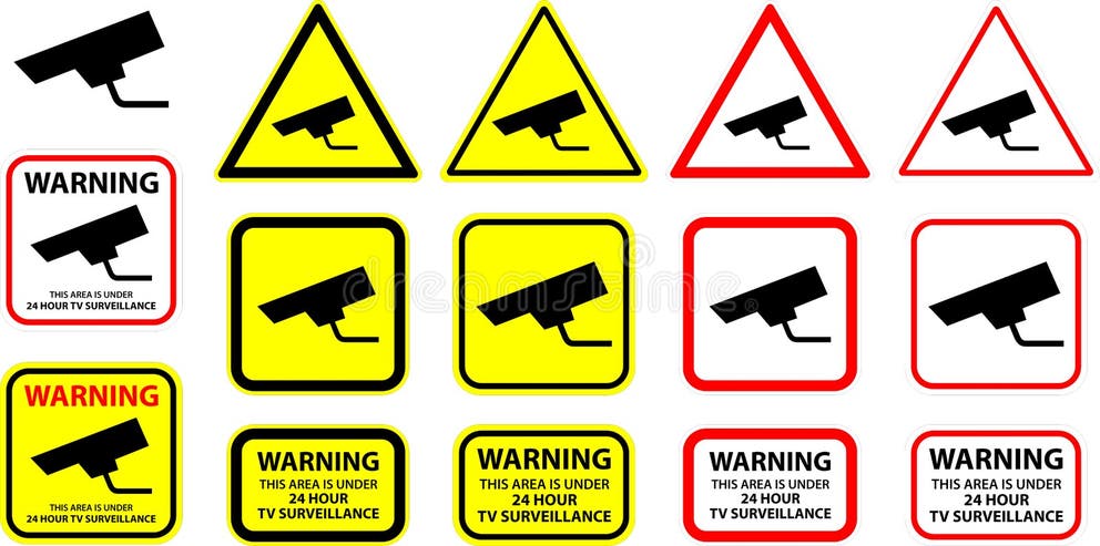 Warning Camera Stock Illustrations – 17,063 Warning Camera Stock ...