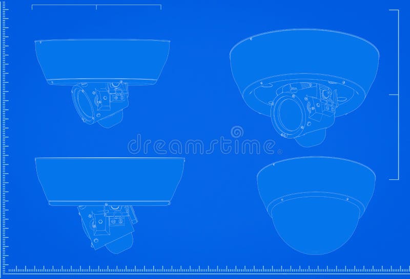 Camera Blueprint stock illustration. Illustration of lens - 50772206