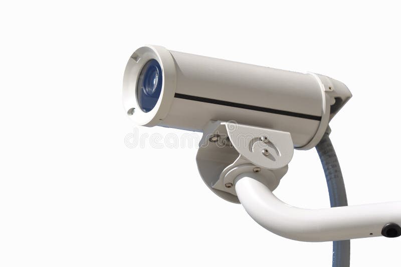 Security Camera on Building Stock Image - Image of private, safety ...