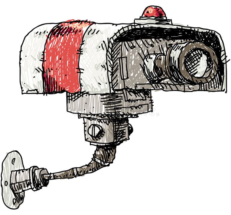 Security Camera stock illustration. Illustration of security - 44227259