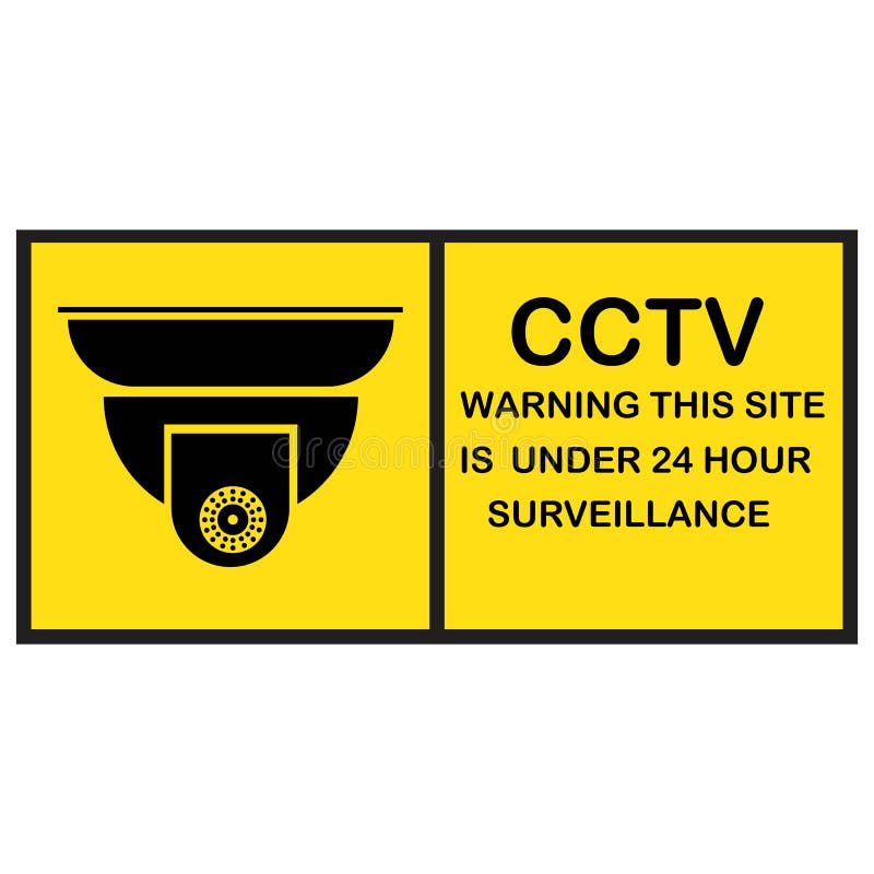 Cctv stock vector. Illustration of graphic, modern, sign - 163171723