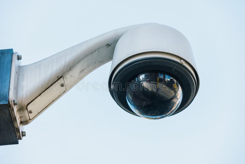 Security Camera, CCTV on Location at Airport, Anti Crime Concept Image ...
