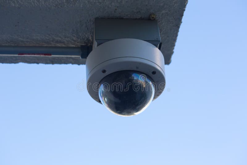 Security Camera, CCTV on Location Stock Photo - Image of ground ...