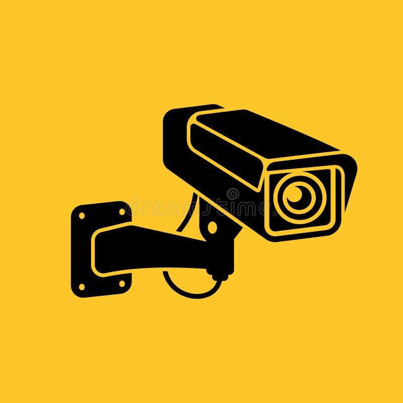 CCTV in Operation 24 Hours Symbol Sign, Vector Illustration, Isolate on ...