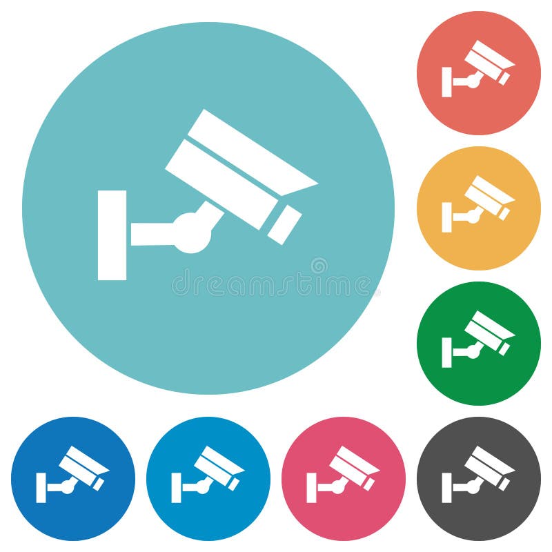 Cctv Icons Circles Stock Illustrations – 42 Cctv Icons Circles Stock ...