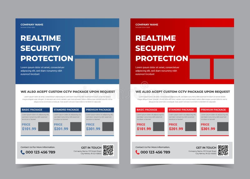 Security Camera Flyer. Cctv Promotion Flyer. Surveillance Camera ...