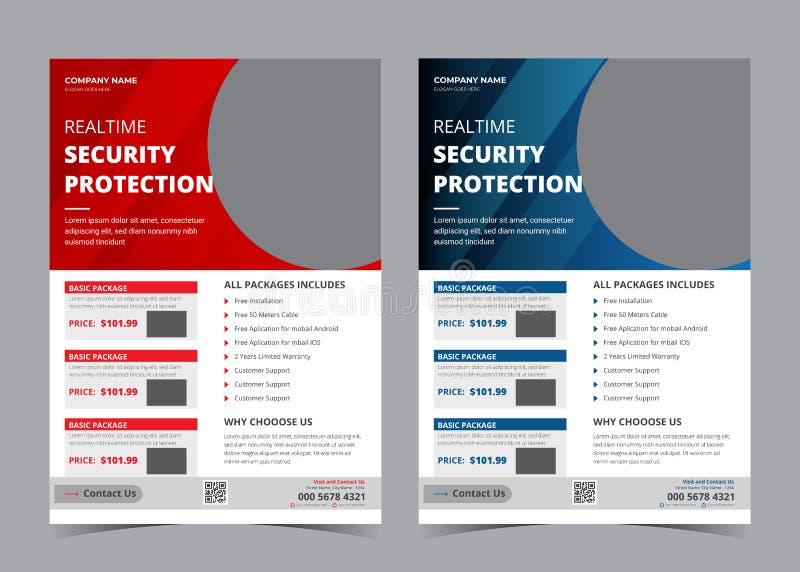 Security Camera Flyer. Cctv Promotion Flyer. Surveillance Camera ...