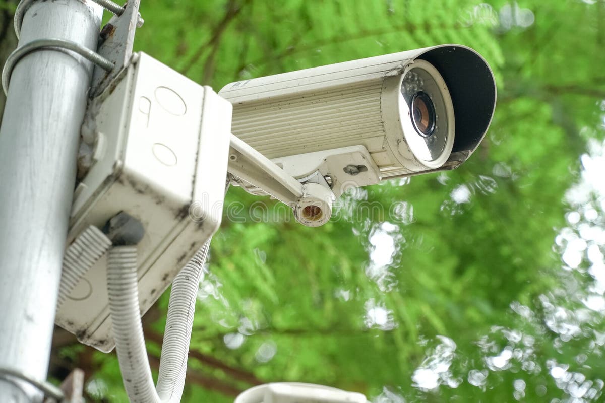658 Security Cctv Camera Green Background Stock Photos - Free & Royalty ...