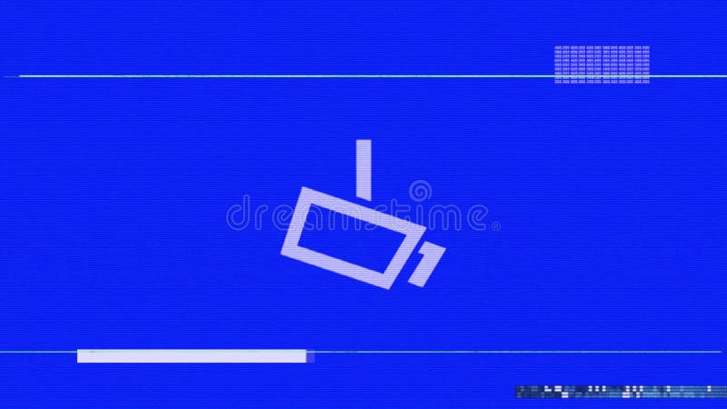 Security Camera in Glitch Effect. Bad Signal Stock Footage - Video of ...