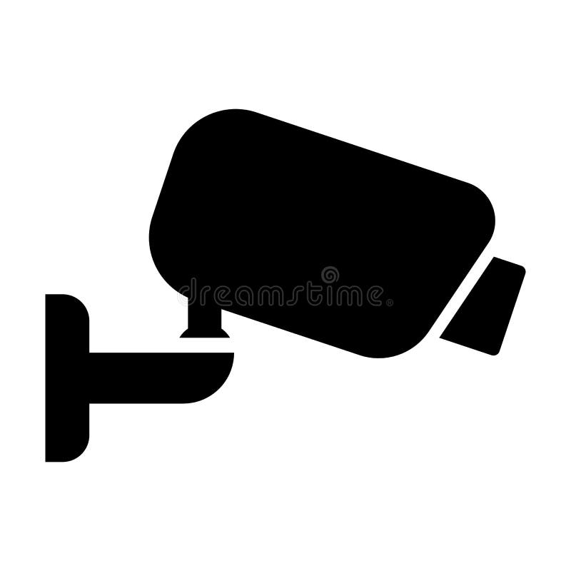 Security Camera Icon. Fixed CCTV, Video Surveillance Vector ...