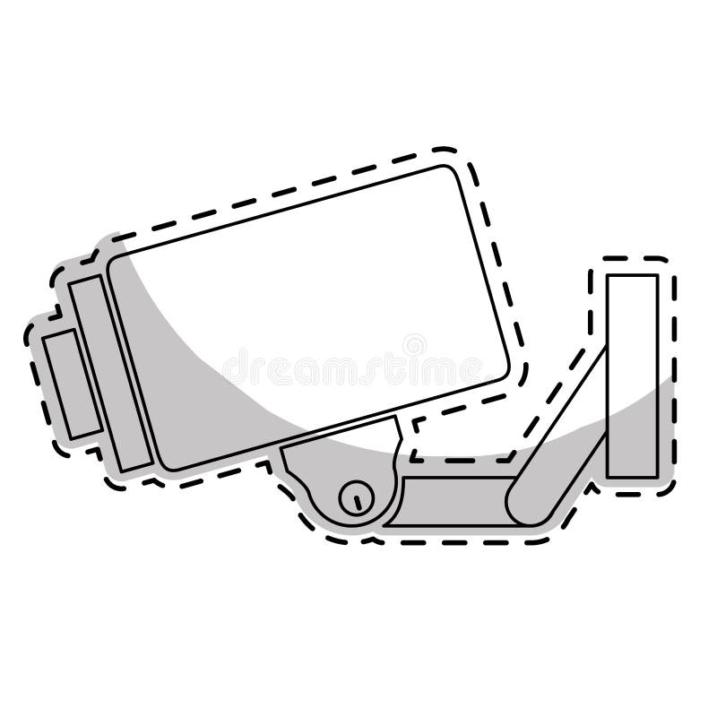 Security Camera Pole Stock Illustrations – 204 Security Camera Pole ...
