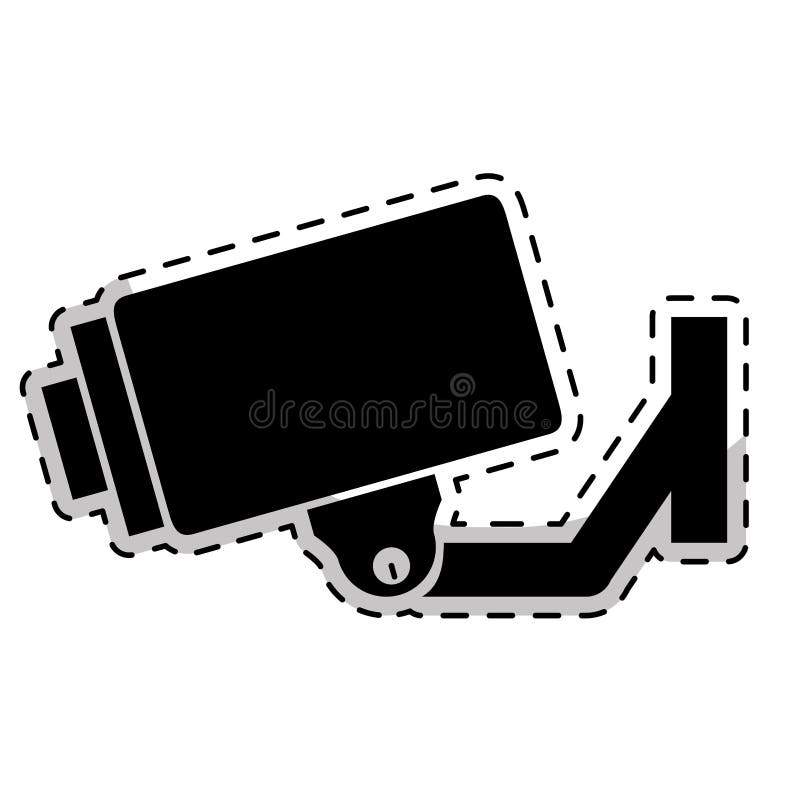 Surveillance Camera Pole Stock Illustrations – 179 Surveillance Camera ...