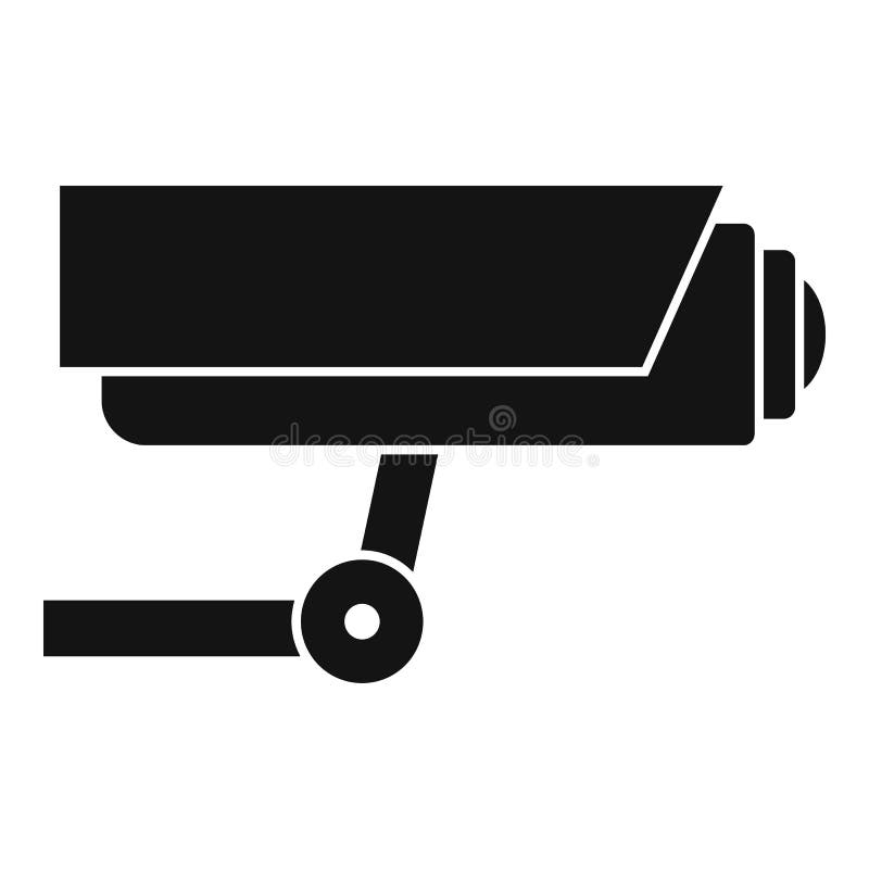 Security Camera Icon, Simple Style Stock Vector - Illustration of ...