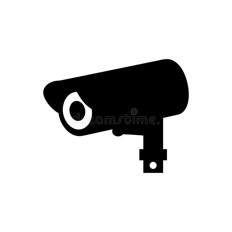 Security Camera icon stock vector. Illustration of protection - 298398656